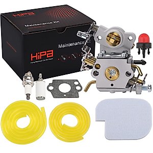 Hipa C1M-W26 Carburetor with 530057925 Filter Tune-up Kit for Poulan P3314 P3416 P3816 P4018 PP3416 PP3516 PP3816 PP4018 PPB3416 PPB4018 PPB4218 S1970 Power Gas Chainsaw