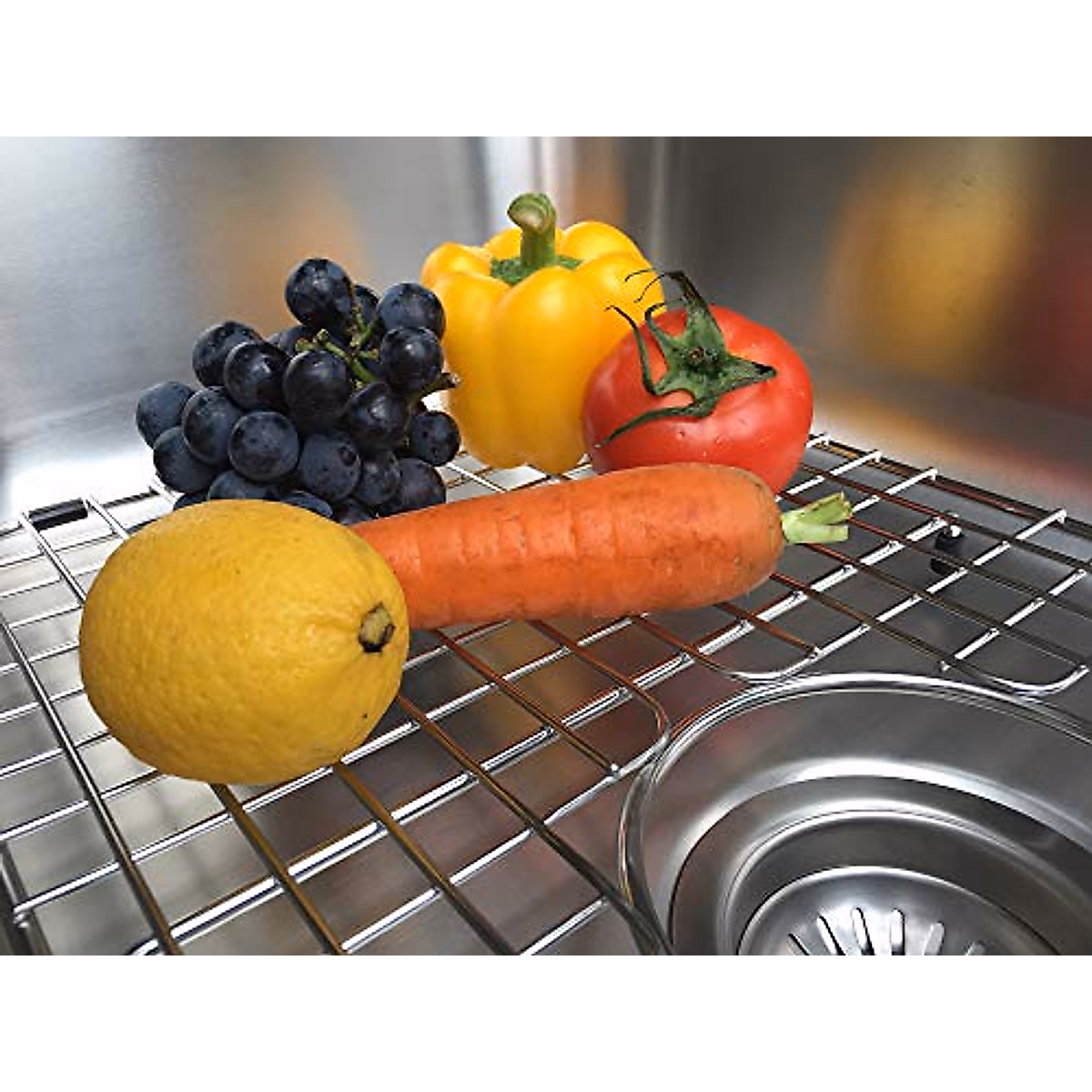 Serene Valley Sink Grid 26-5/8" x 14-13/16", Rear Drain with Corner Radius 1-1/2", NDG2615R