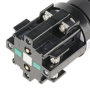 FECAMOS 4NO Joystick Switc, Joystick Switch Wide Applications Strong Functionality Water and Oil Resistance Easy to Use for Magnetic Starter