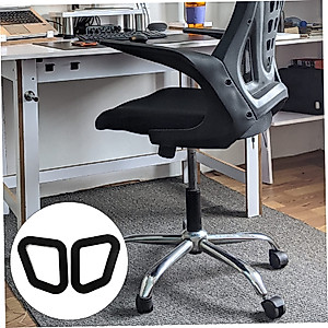 WHAMVOX 4pcs Chair Buckle Mountings of Office Revolving Chair Domestic Chair Accessories Chair Fittings Office Chairs Video Game Chair E- Sports Game Chair Mounting Cybercaf Plastic Black