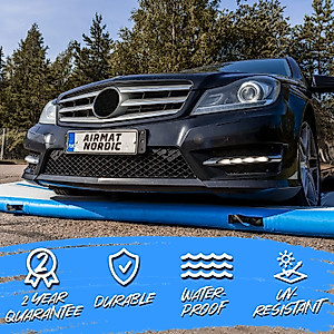 AirMat Nordic Carbon Air Mat Tumble Track 10ft/13ft/16ft/20ft/26ft with Electric Air Pump, Inflatable Gymnastics Mat for Home, Best for Gymnastics, Cheerleading - 5ft Wide and 6" Thick, Tumbling Mat