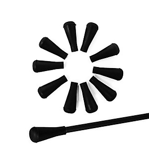 Honbay 10PCS Soft Rubber Arrowheads Glue on Target Arrow Tips Point Blunt Broadheads Arrowhead Replacement for Outdoor Archery Hunting Game Practice (Internal Dia 8mm)