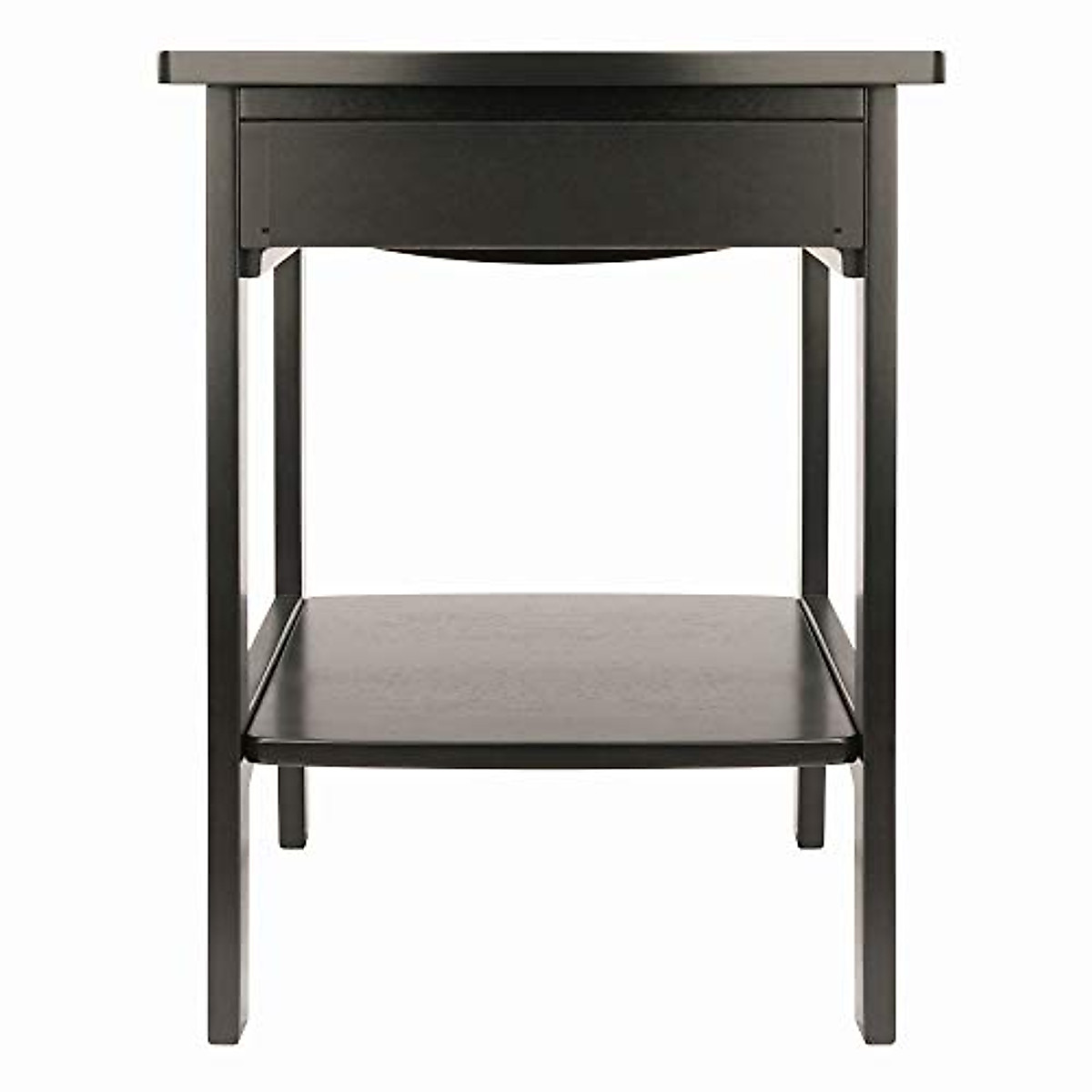 Winsome Wood Claire Accent Table, Black