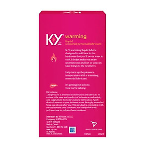 K-Y Warming Liquid Lubricant, 2.5 oz. (Pack of 2)