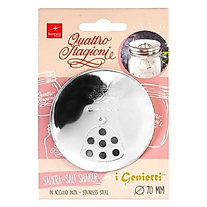 BORMIOLI Rocco Set 26 Stainless Steel Cap Genietta Perforated Salt Kitchen Utensil