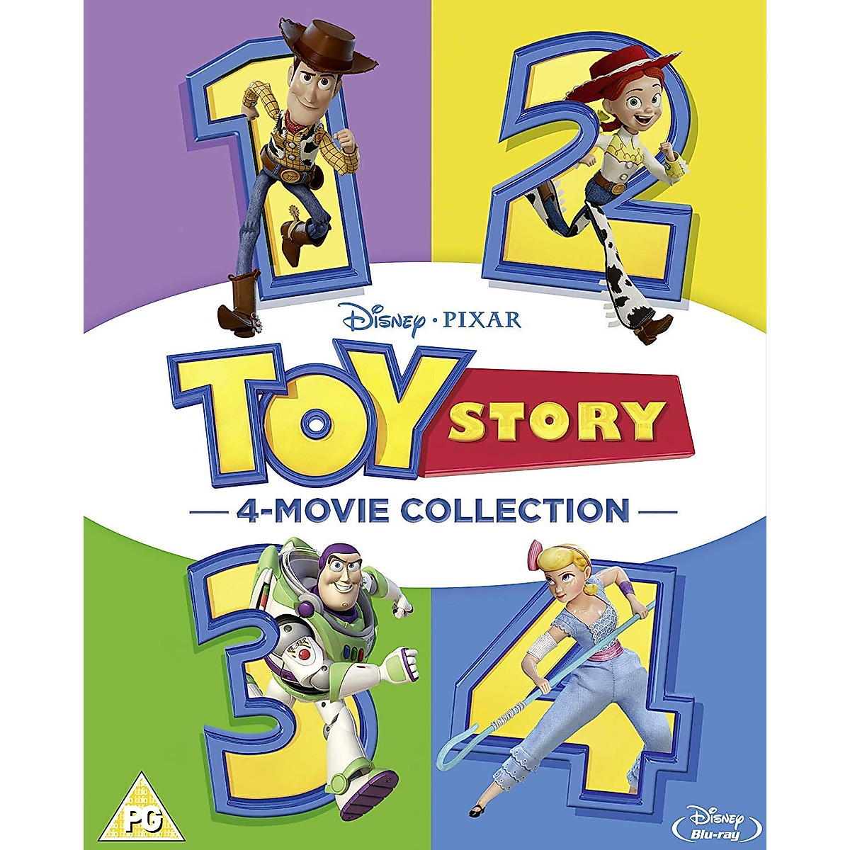 Toy Story 1-4 Boxset [Blu-ray] [2019] [Region Free]