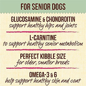 Merrick Lil' Plates Small Breed Dog Food, Grain Free Senior Real Chicken and Sweet Potato Recipe, Small Dog Food - 4 lb. Bag