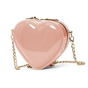 Girls Purse Kids Little Handbag - Toddler Crossbody Small Shoulder Bag Jelly Strap Body Sweet Gifts (Pink)