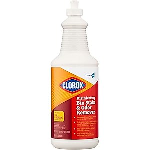 CloroxPro Disinfecting Bio Stain & Odor Remover Pull Top, Healthcare Cleaning and Industrial Cleaning, Clorox Disinfectant Spray, 32 Ounces (Package May Vary) - 31911 (Pack of 1)