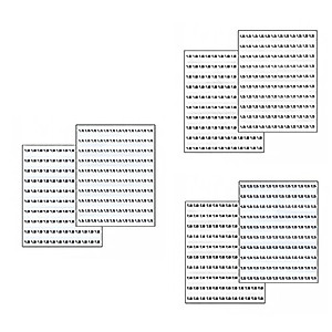 Vending Machine Price Labels Dixie Narco Model 2145, 5591 Sheets, Three Sheets Total- $1.00, (on Back $1.25), 1.50, (on Back $1.75), 2.00, (on Back $2.25), 120 Labels per Sheet