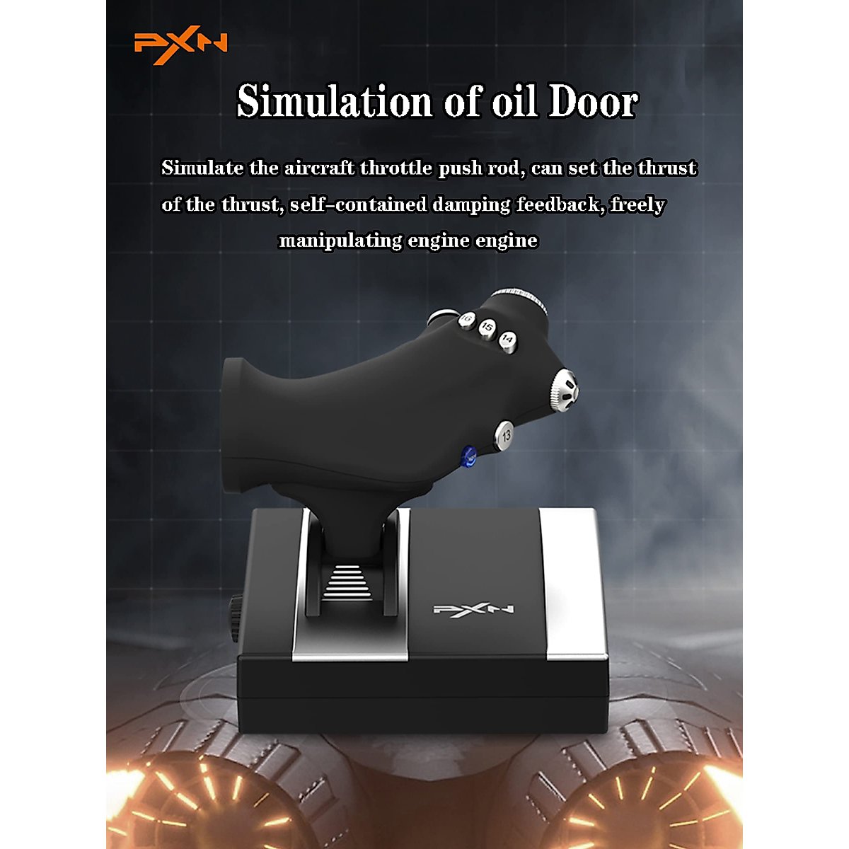 PXN-2119Pro Flight simulator controls Flight Stick with Vibration for PS4/xbox one/xbox Series X/S PC Windows 7/8/10/11（Not Support Mac Systems PS3/ PS5/xp/vista）Original handle guide