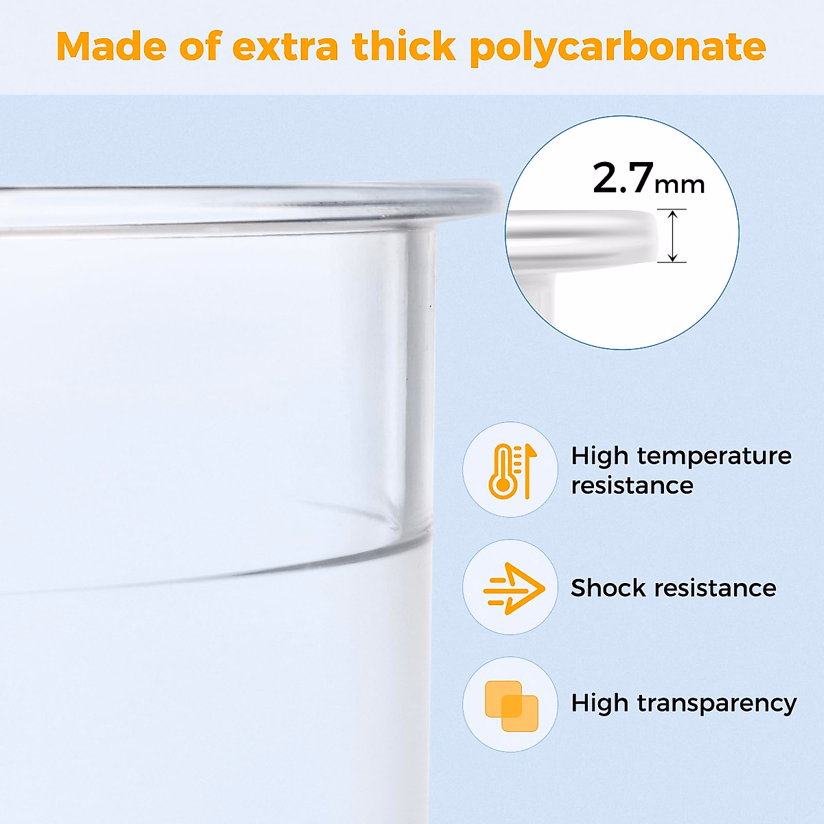 Bitinfc Creami Pint Containers Replacement for Ninja Creami Pints and Lids - 4 Pack, Creami Pints Cup Compatible with Ninja NC301, NC300, NC299AMZ Series Ice Cream Maker, 16oz