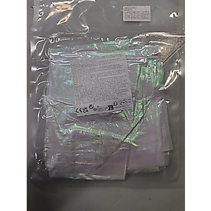 3Yard Sheer Fabric, Magic Laser Holographic Fabric, 59inch Iridescent Fabric Sequin Fabric Gradient Organza Fabric Lace for Wedding Photography Background Dress Party DIY Supplies, Magic White