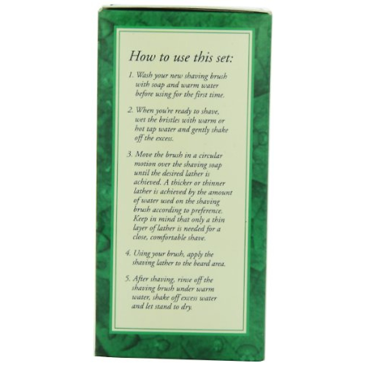 Van Der Hagen Premium Shave Set (2.5 oz. Soap, Bowl, Brush)