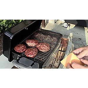 Duke Grills Omaha Go Anywhere Portable Charcoal Grill with Lid - Mini Table Top Grill for Camping, Boat, Tailgate, BBQ - Sturdy Steel Design - Foldable Legs - 6 Burgers, 4 Dogs