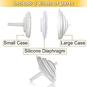 Nenesupply Long Stem Backflow Protector Use Medela Pump Parts Breastshield on Spectra S1 S2 and 9 Plus Breastpumps. Not Original Spectra Pump Parts Inc 2 Long Backflow Protectors