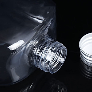 TOPJINZHIONE 2 Pack 300ml Clear Juice Bottles Plastic Juice Bottles with Tamper Seal Lids Reusable Square Drink Containers for Storing Homemade Beverages