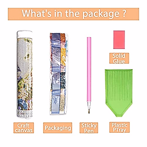 Halloween Diamond Art Painting Kits for Adults - Jack and Sally DIY 5D Paint with Diamonds Gem Art Painting Kits DIY Nightmare Before Christmas Round Full Drill Diamond Dots Paintings Adult Crafts