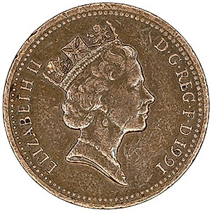 1991 UK United Kingdom 1 Pence Good
