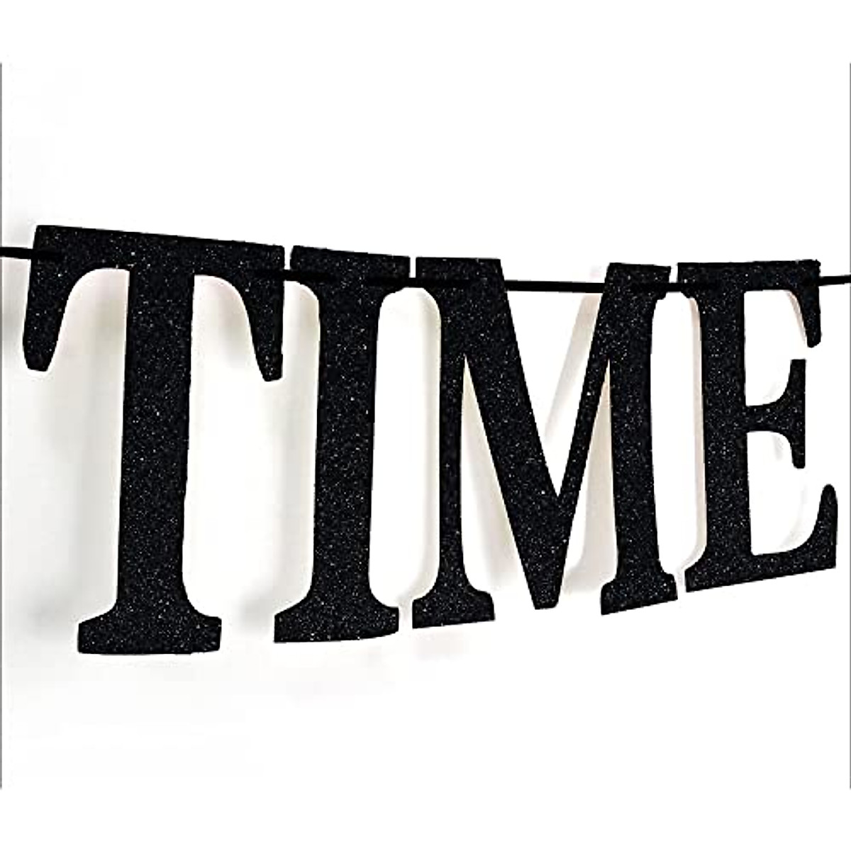 Sarahship He Asked She Said About Damn Time Banner Black Glitter Backdrop for Wedding Engagement Bridal Shower Party Decorations