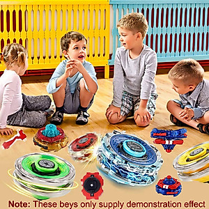 Bay Burst Battling Top Blades Evolution Turbo God Bey Red Lr Launcher Grip Kit Starter Set B-148 Booster Heaven Pegasus.10P.Lw Sen Attack Gyro Bey Battle Gaming Tops Novelty Spinning Toy Gift for Boys