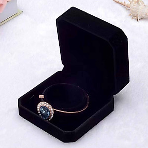 FAYADA Bangle gift box velvet Black Bracelet Gift Box Display Jewelry Storage Box Jewelry Storage Case for Wedding, Proposal, Birthday and Anniversary