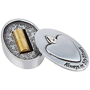 Cathedral Art (Abbey & CA Gift Always in My Heart Memorial Box, Silver