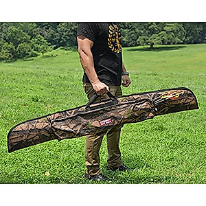 UNIVERSE ARCHERY Cordura Recurve Bow Bag | Heavy Duty Hunting Long Bow Case | Arrow & Bow Cordura Case | Archery Lightweight Recurve Bow Bag with Pocket (72 Inches)