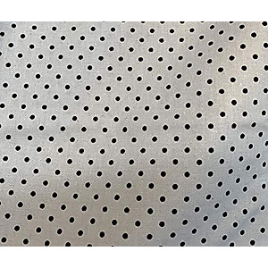 Navy Blue Swiss Polka Dot On White - Riley Blake 100% Cotton Fabric