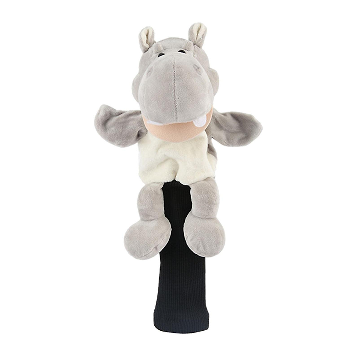 Colaxi Golf Club Wood Head Cover Driver Fairway Wood Head Cover Golf Headcovers Replacement Sleeve Protector Guard with Cute Hippo Design