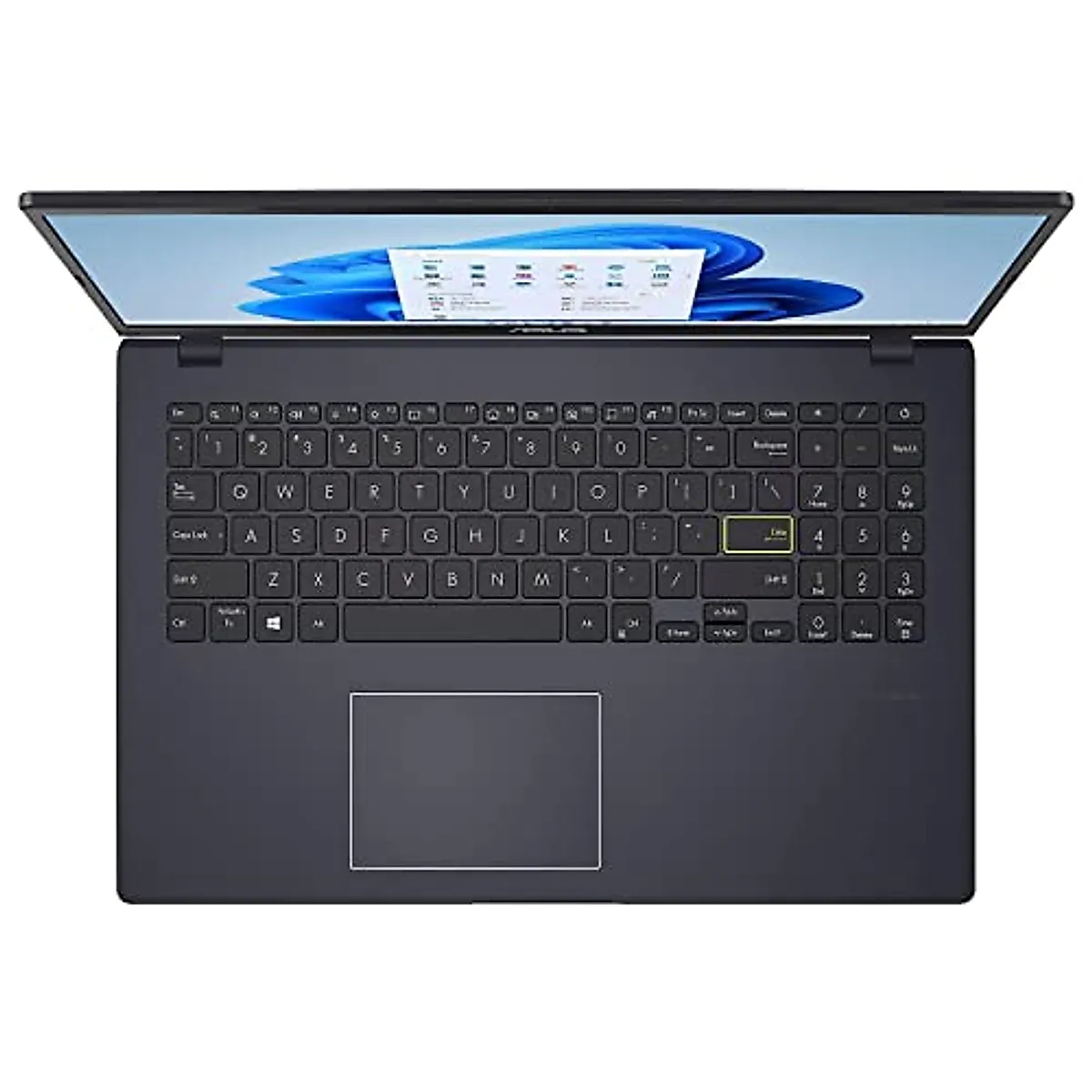 ASUS L510 15.6" Ultra Thin Laptop, Quad-Core Intel Pentium Silver N5030, 4GB DDR4 RAM, 128GB eMMC, 1 Year Office 365, AC WiFi, Bluetooth, USB-C, Black, Windows 11 Pro, BROAG USB Extension Cable