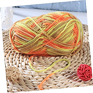 Homoyoyo Yarn for Knitting Thick Knitting Yarn Chunky Yarn Knitting Yarn Soft Black Yarn Super Saver Yarn Green Black Purple red Blue Yellow Yarn Cotton Yarn White Yarn Baby Scarf