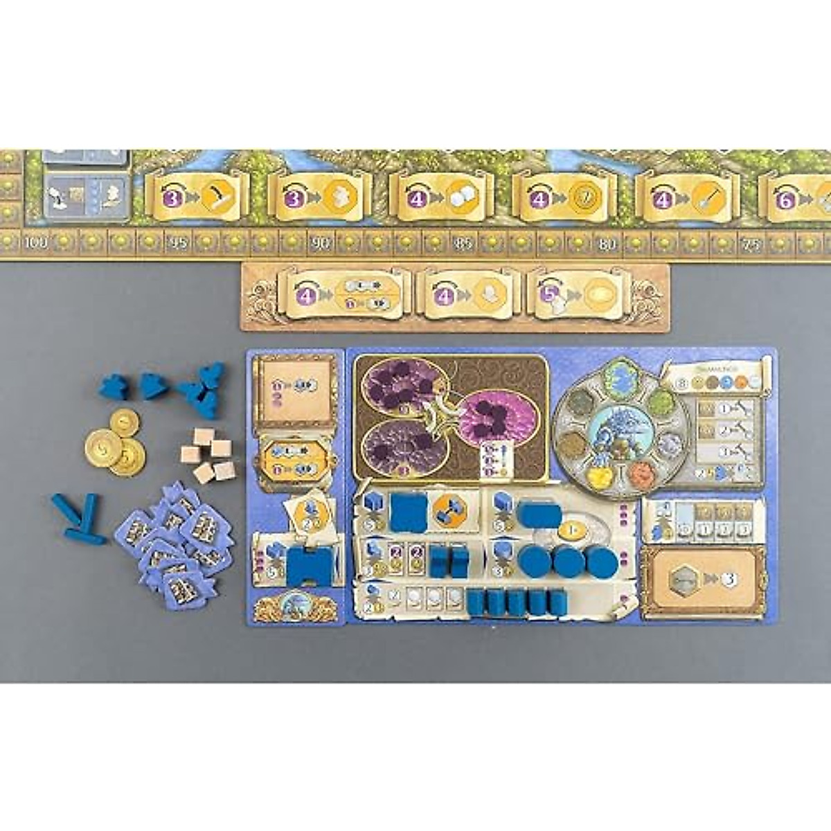 Capstone Games Terra Mystica: Big Box - Contains: Terra Mystica: Base Game, Fire & Ice Expansion, Merchants of The Seas Expansion by Automa Factory. Ages 14+, 1-5 Players, 30 Min Per Player