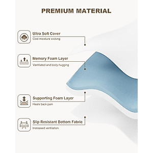 Zenzy 4" King Memory Foam Mattress Topper for RV, [CertiPUR-US Certified] [Pressure-Relieving] RV Mattress Topper with [Ultra Soft] [Washable] Cover, 72"x80" King