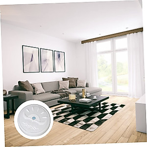 LIFKOME 2 Pcs Simulation Intelligent Sweeper Floor Mopping Robot Robotic Vacuums Robotic Vacuum Mop Vacuum Cleaner for Car Imitated Sweeping Machine The Lazy Automatic Plastic White