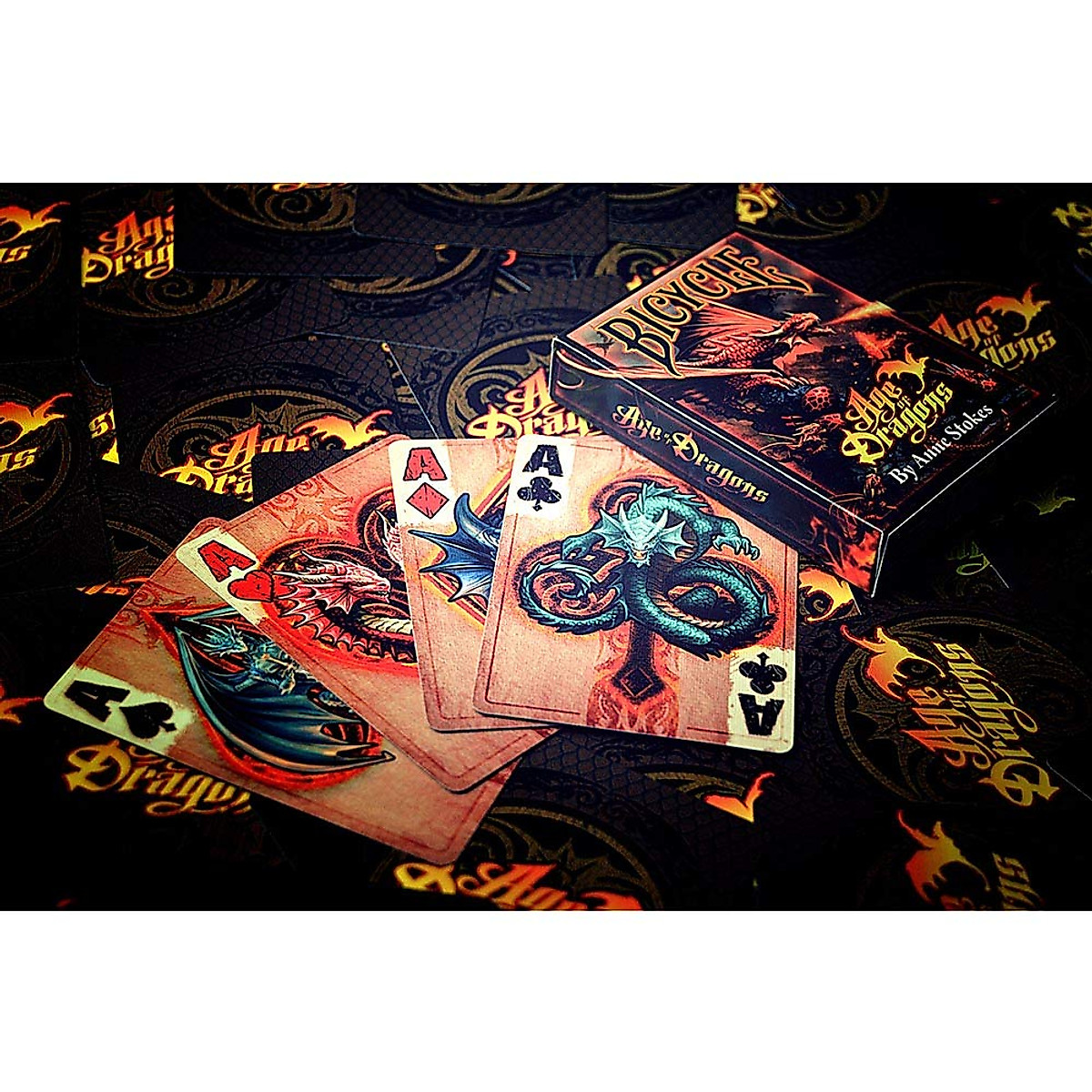 Bicycle Anne Stokes Age of Dragons Playing Cards, for 16 years to 99 years