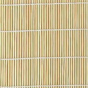 AIKS 2PCS Natural Bamboo Sushi Rolling Mat Sushi Roller Inch for Making Sushi 9x9.5 Inch