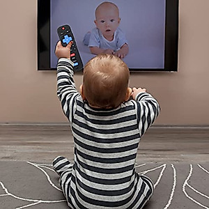 Eascrozn 2 Pack Silicone Baby Teething Toys, Remote Control Shape Teething Toys for Babies 6-12 Months, BPA Free, Soft and Textured Teether Relief Soothe Gums Baby Chew Toys