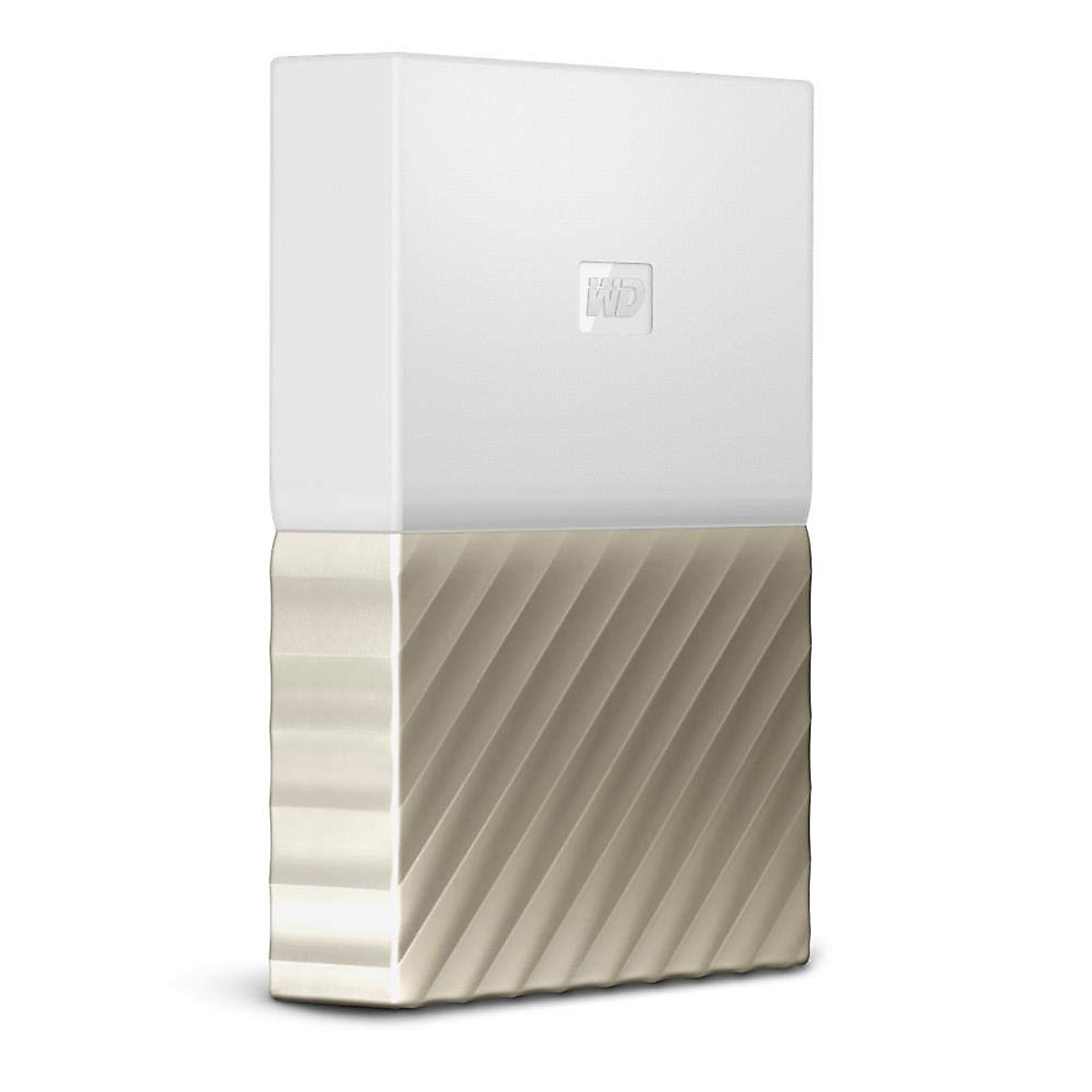 Western Digital WD 1TB My Passport Ultra Portable External Hard Drive - USB 3.0 - White-Gold - WDBTLG0010BGD-WESN (Old Generation)