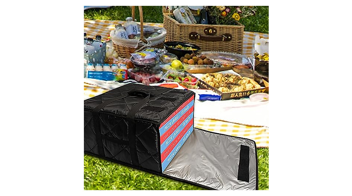 MyLifeUNIT Insulated Pizza Delivery Bag - Keep Pizzas Hot