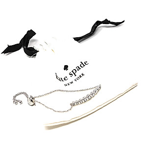 Kate Spade Full Circle Silver Plated Adjustable Slider Bracelet