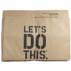 THE HOME DEPOT Heavy Duty Brown Paper 30 Gallon Lawn and Refuse Bags for Home and Garden (15 Lawn Bags)