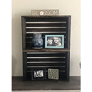 Storage Wood Crates Set of 2