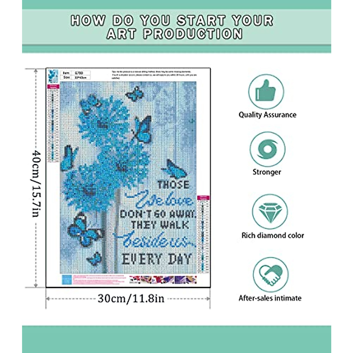 JLHATLSQ Diamond Painting Kits for Adults, Dandelion Butterfly 5D DIY Round Full Drill Diamond Art Craft Canvas Picture Friends Gift as Home Wall Decor, 12x16 inch