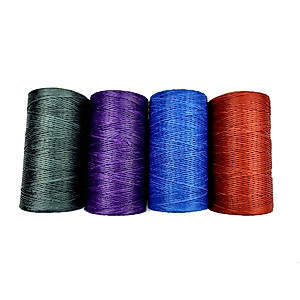 Lobo Lures Heavy Duty Bait and Lure Rigging Floss | Red, Purple, Blue or Black 30 lb. Rigging Floss (Red)