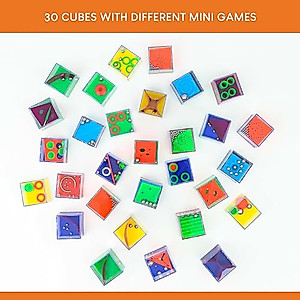 BONNYCO Brain Teaser Puzzles Cubes Party Favors for Kids Pack 30 Pinata Goodie Bags Stuffers for Kids Kids Party Favor Toys Stocking Stuffers for Kids Return Gifts for Kids Mini Games Party Favors