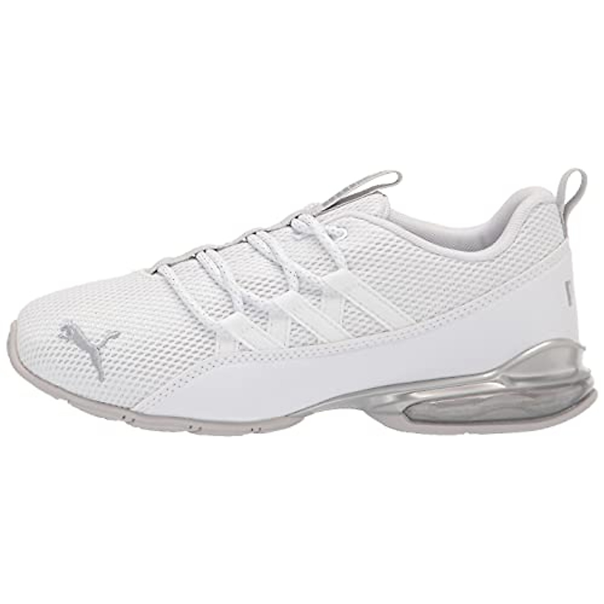 PUMA Women's RIAZE PROWL MOD SWIRL Sneaker, Puma White-Puma Silver, 8