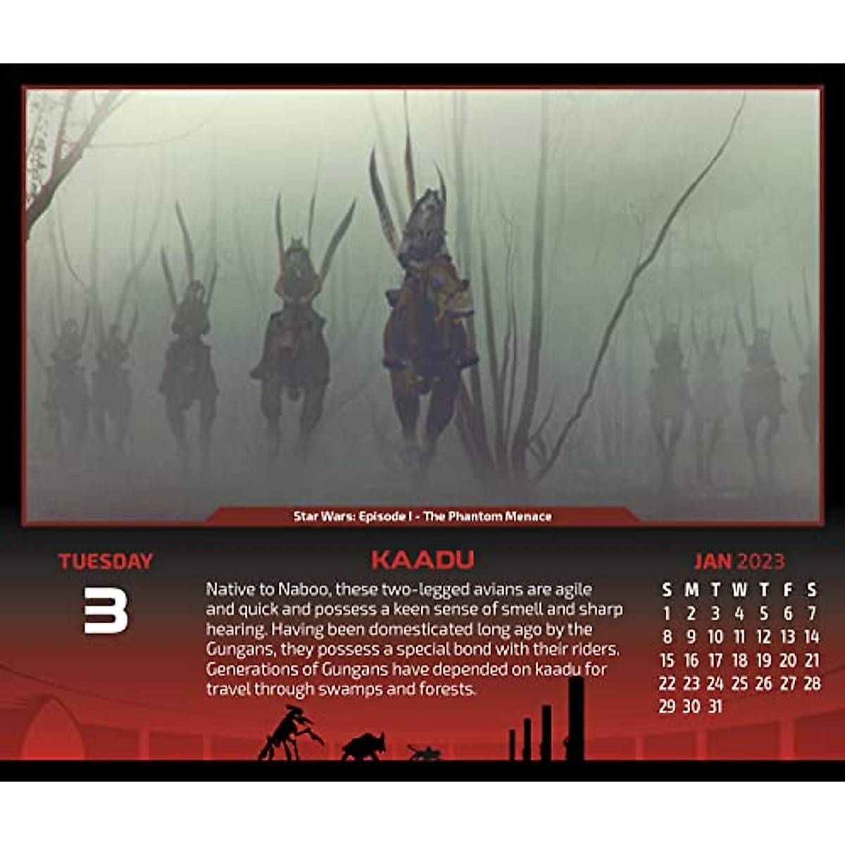 2023 Star Wars: Saga Day-at-a-Time Box Calendar