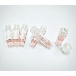 Cryogenic Vial, 2 mL, Sterile, RNase & DNase Free, 50 Pcs/Bag, Thickened Tube Wall, Made from high Quality Polypropylene