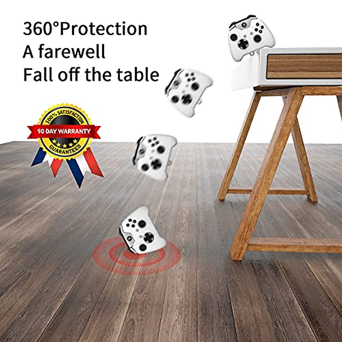 WQNIDE Case for White Game Controller Airpod 2/1, Soft Silicone 3D Cute Cartoon Anime Game Controller Skin Protective Case Design,6in1 Accessories Set with Keychain for Women Girls Boys